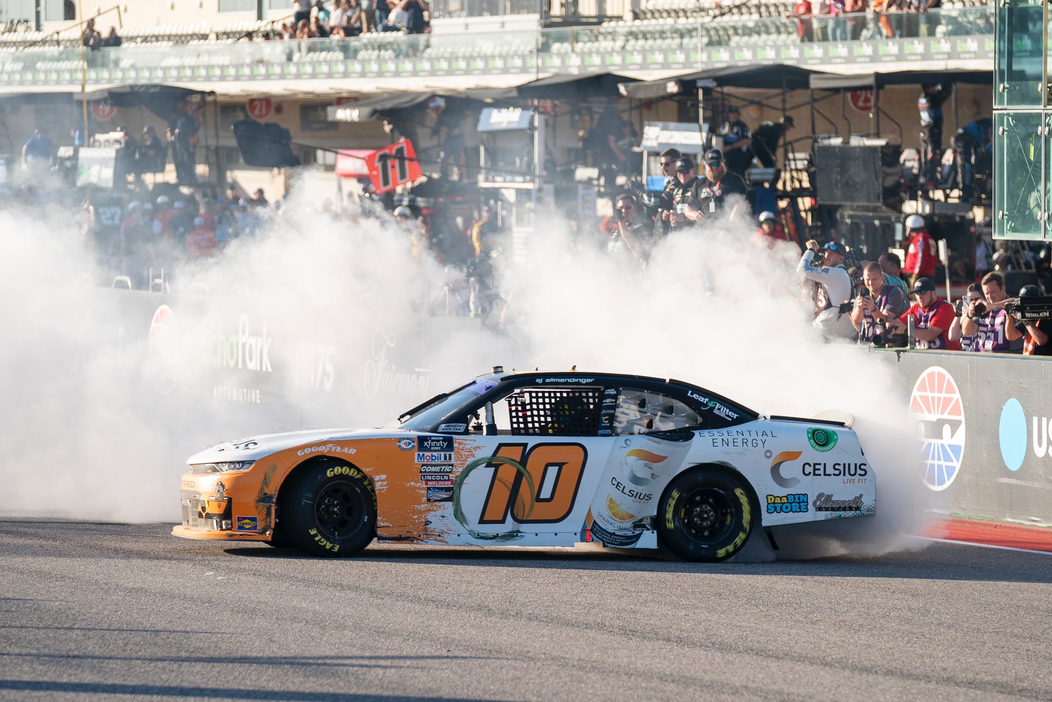 Pit Boss 250: AJ Allmendinger wins COTA in return to Xfinity